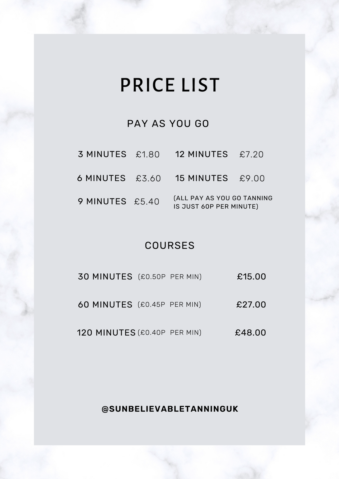 Affordable Tanning Prices for a Flawless Tan at Sunbelievable ...